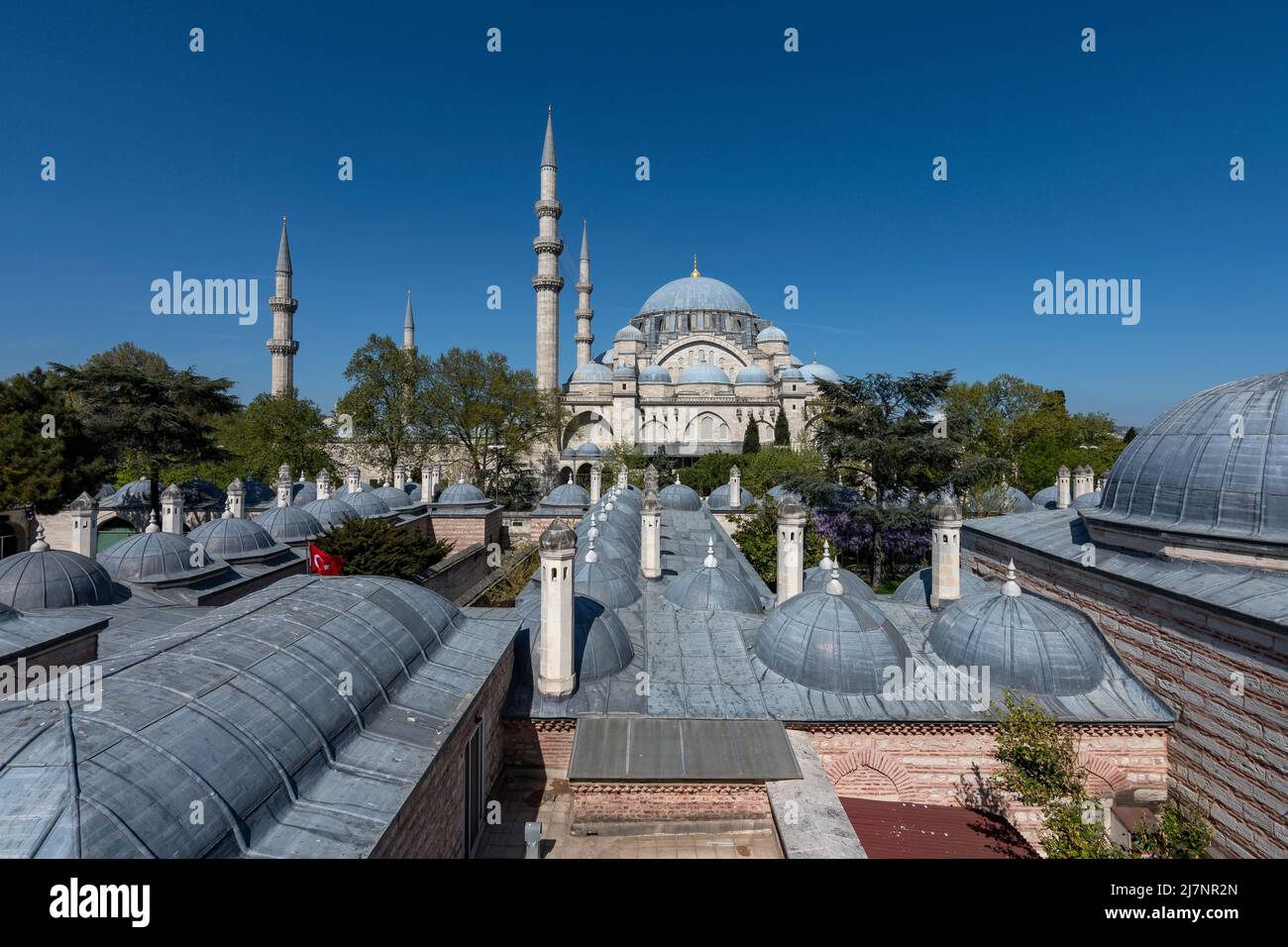 The Suleymaniye Mosque Complex in Fatih district of Istanbul, Turkey ...