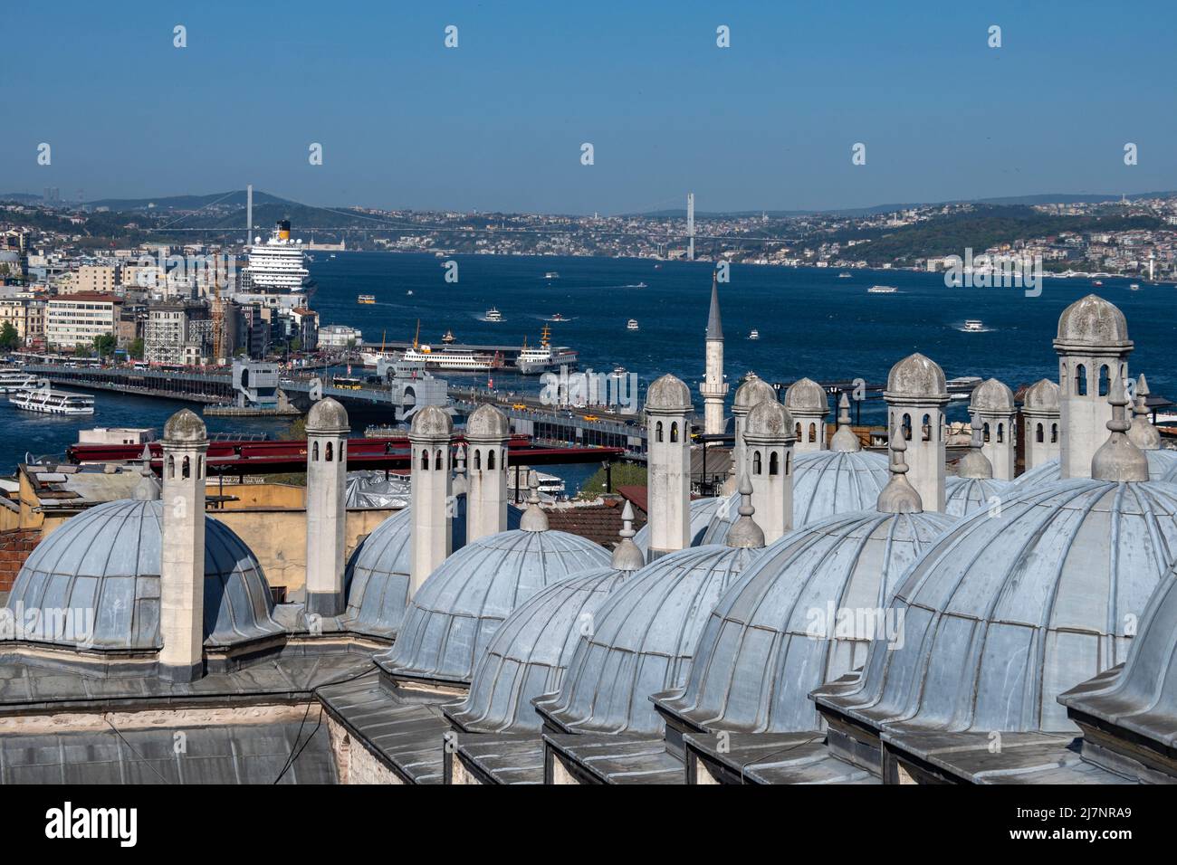 Famous View of Istanbul from the Suleymaniye Mosque Complex, Istanbul ...