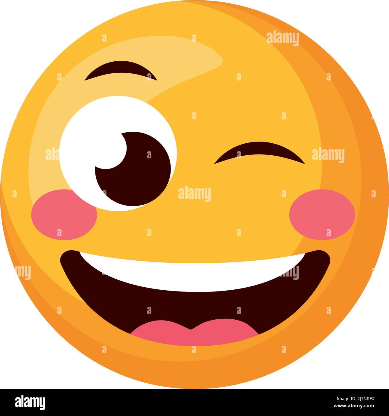 emoji face happy feeling icon Stock Vector Image & Art - Alamy