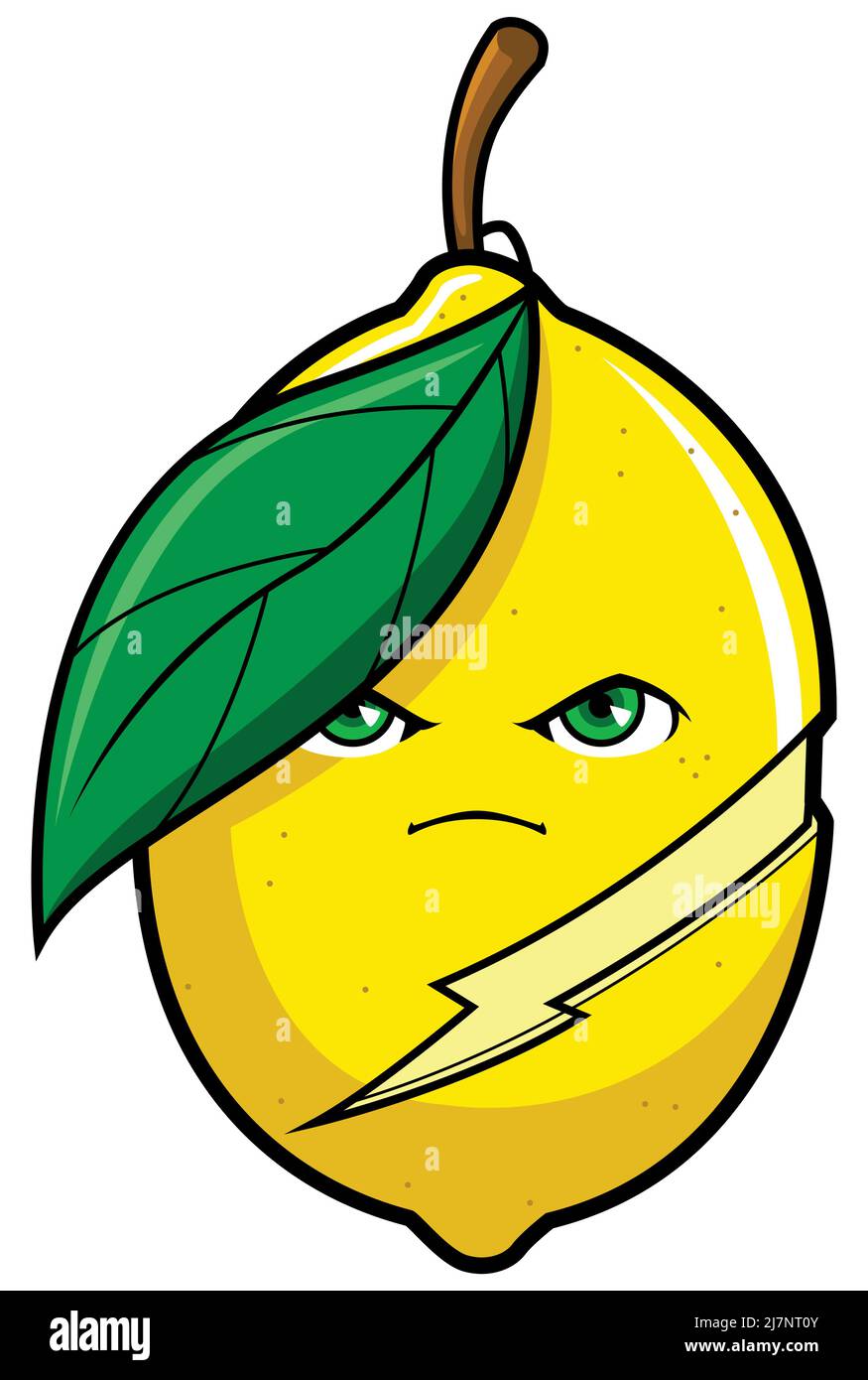Lemon Superhero Mascot Stock Vector Image & Art - Alamy