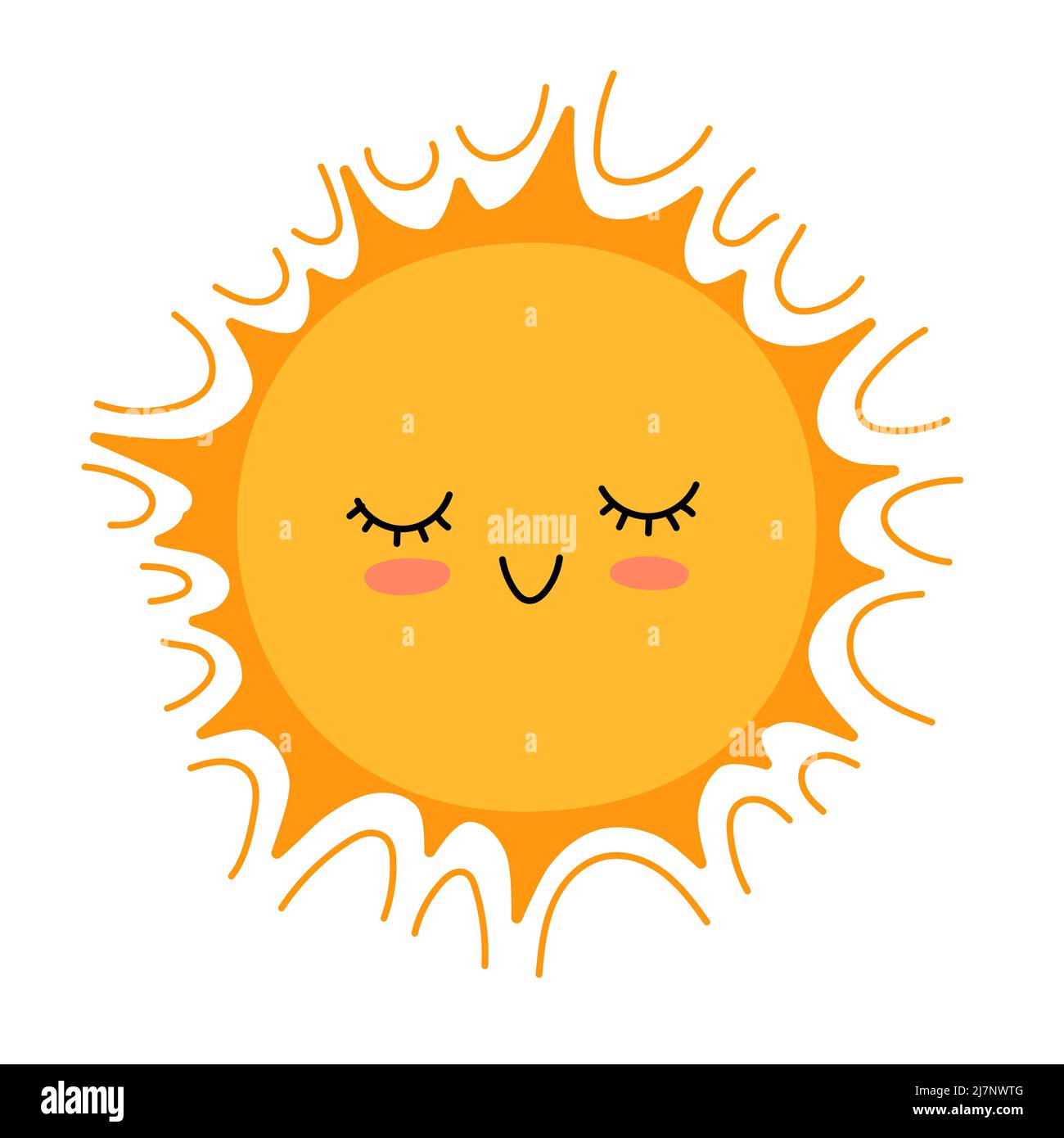 Shining Sun. Smiling smiley face Stock Vector Image & Art - Alamy