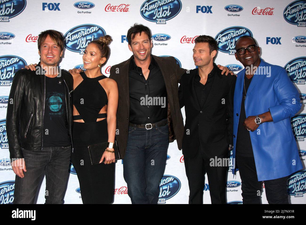 LOS ANGELES - FEB 20: Keith Urban, Jennifer Lopez, Harry Connick Jr ...