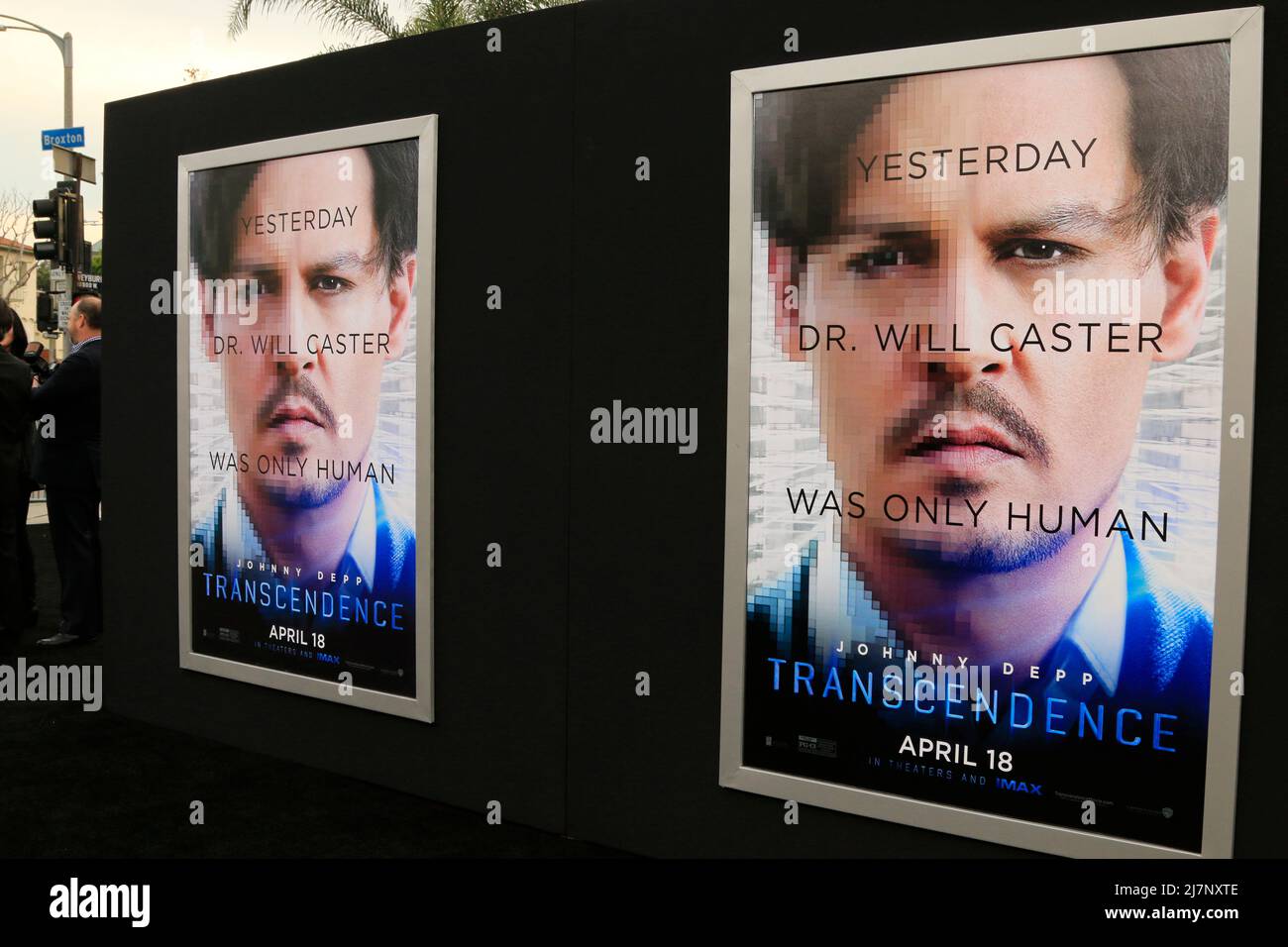 LOS ANGELES - APR 10: Transcendence Poster at the "Transcendence ...