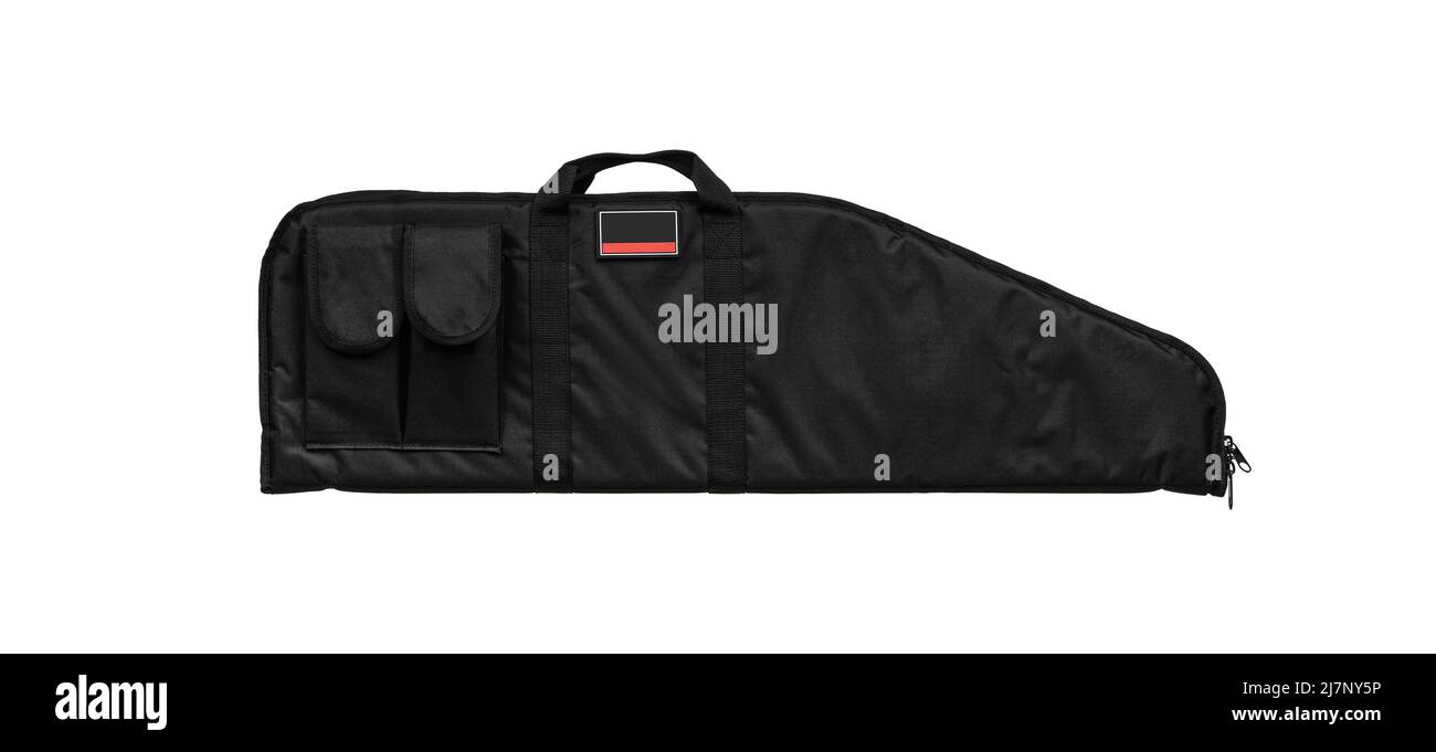 Soft black weapon case with extra pockets. Bag for storing and ...