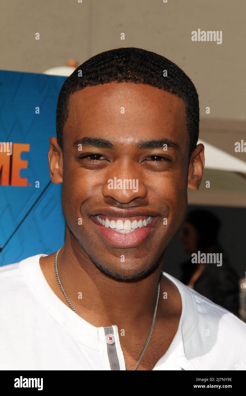 LOS ANGELES - APR 11: Titus Makin Jr at the Despicable Me Minion Mayhem ...