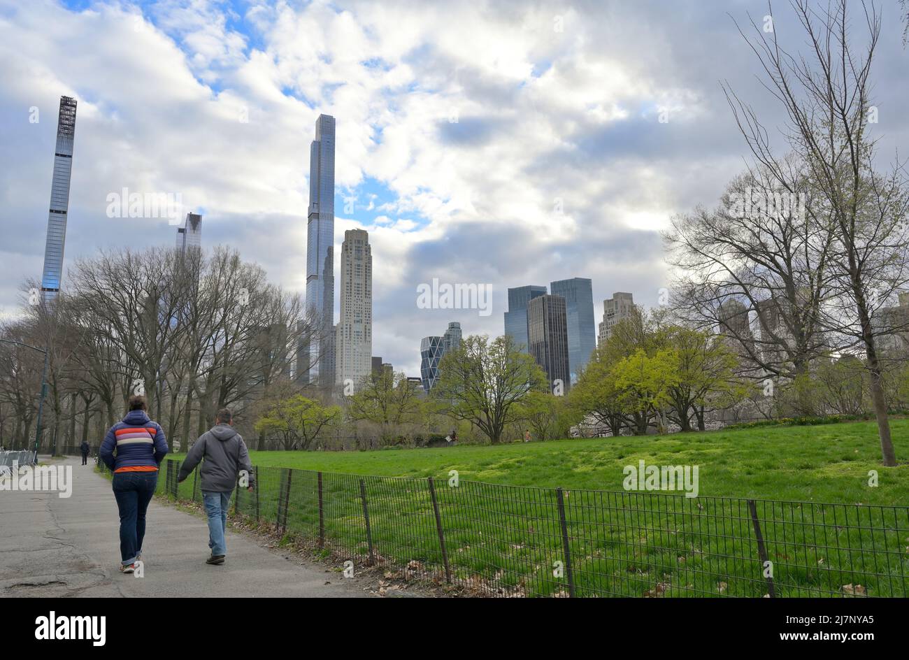 Spring in the Central Park, Manhattan NYC Stock Photo - Alamy