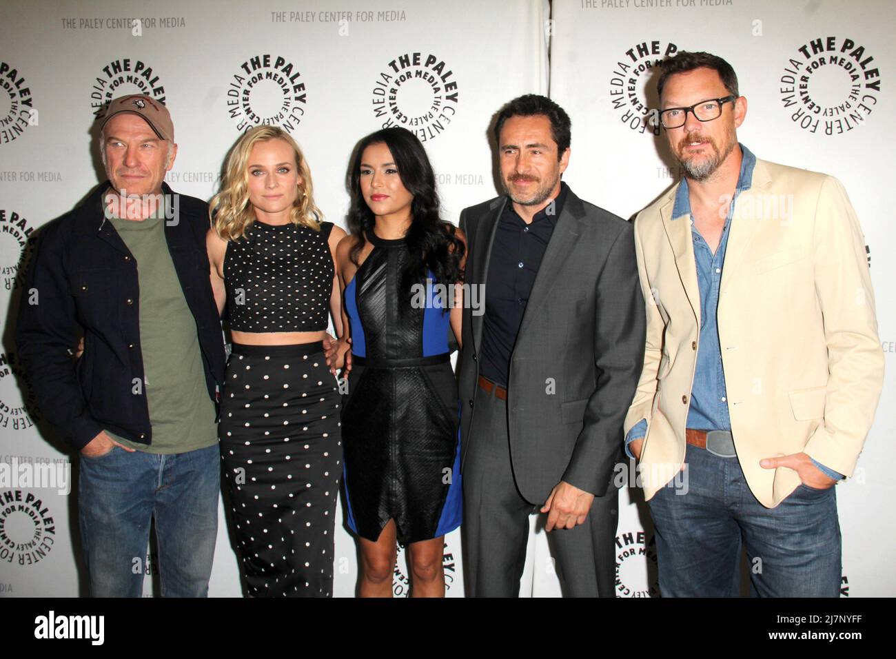 LOS ANGELES - JUN 24: Ted Levine, Diane Kruger, Emily Rios, Demian ...