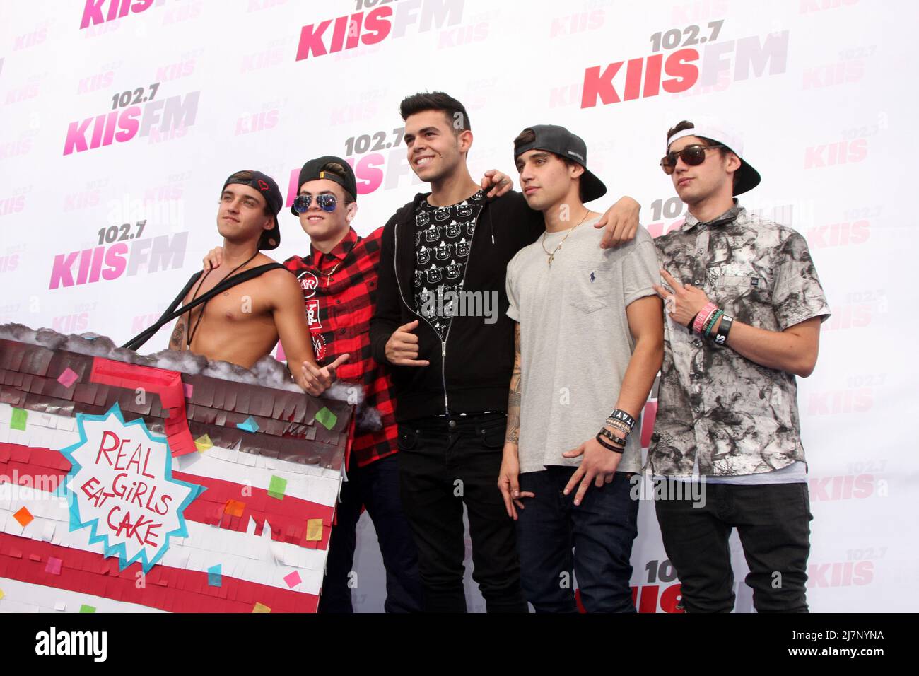 LOS ANGELES - MAY 10: Jai Brooks, Daniel Sahyounie, Luke Brooks, James ...