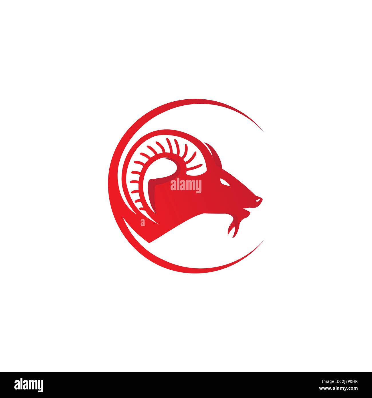 Goat vector hi-res stock photography and images - Alamy