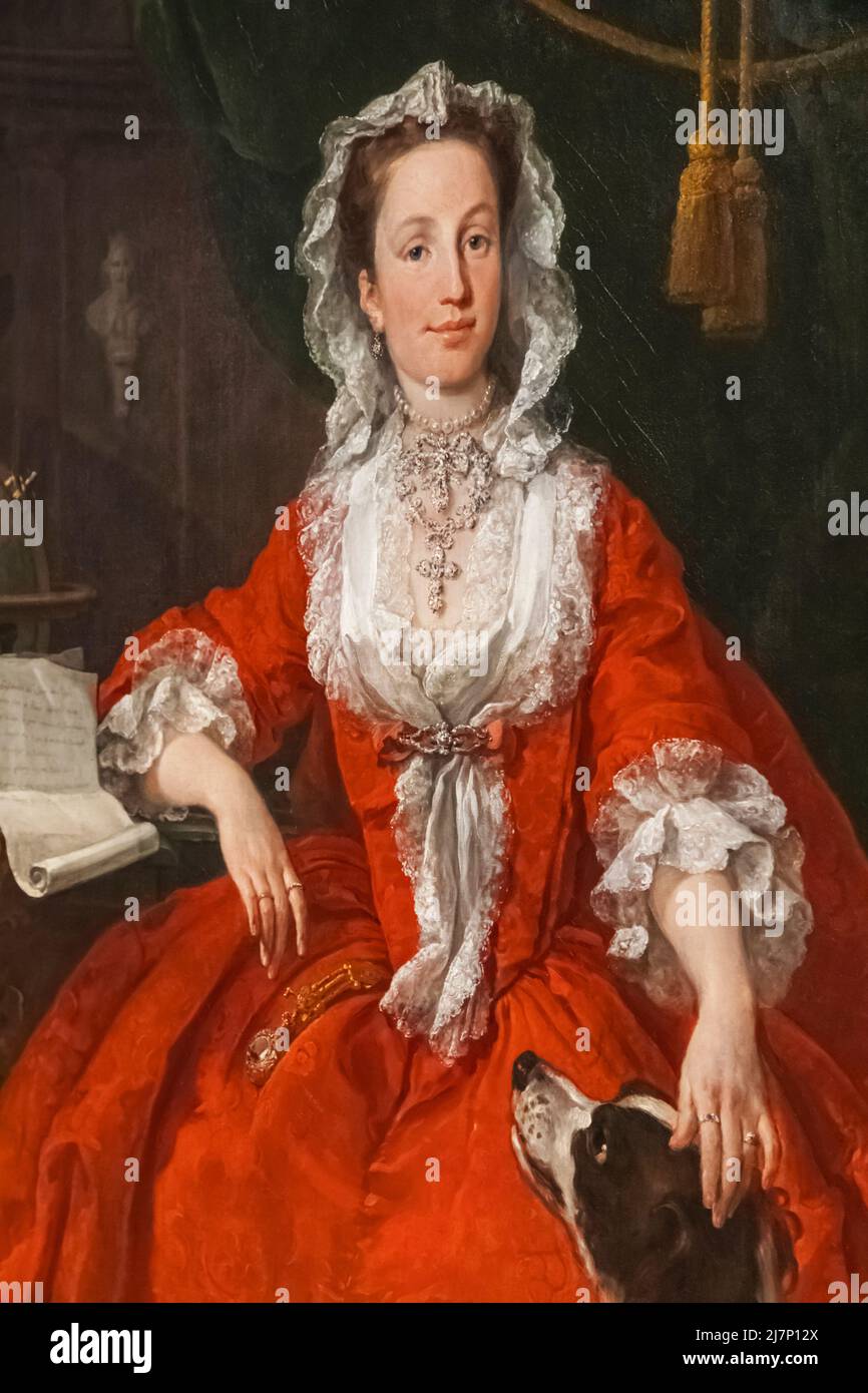 Portrait of the English Heiress and Art Patron Mary Edwards (1705-1743 ...