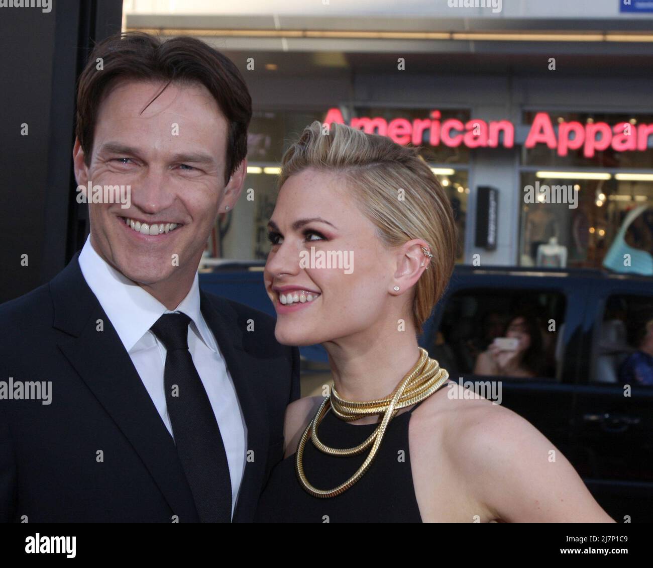 LOS ANGELES - JUN 17: Stephen Moyer, Anna Paquin at the HBO's "True ...