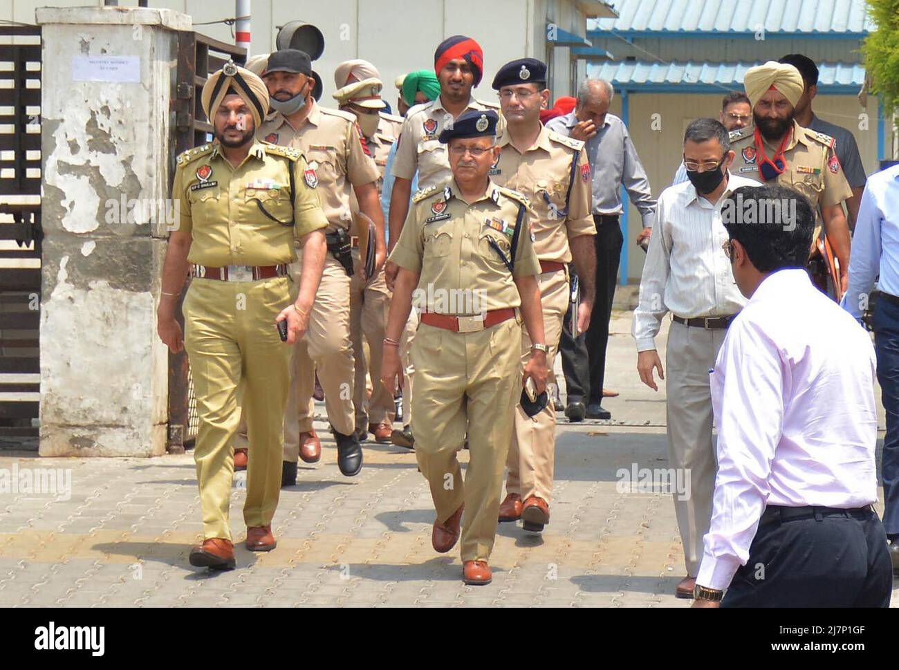 MOHALI, INDIA - MAY 10: Director General of Police (DGP-Punjab) Viresh ...
