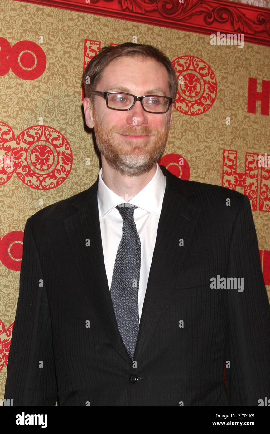 LOS ANGELES - JAN 12: Stephen Merchant at the HBO 2014 Golden Globe ...