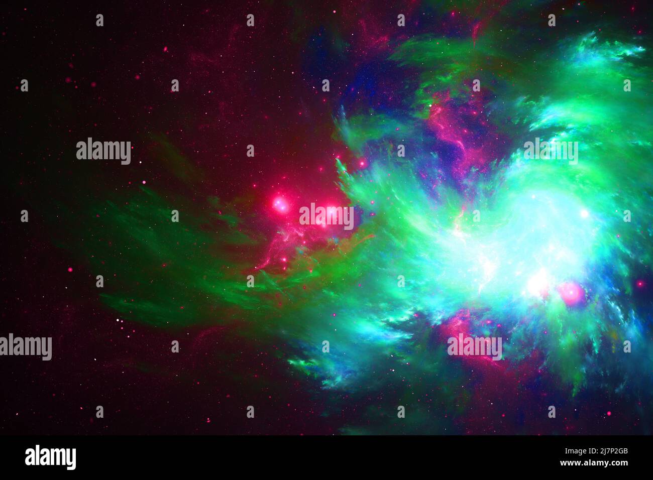 Space background with realistic nebula and shining stars. Colorful ...