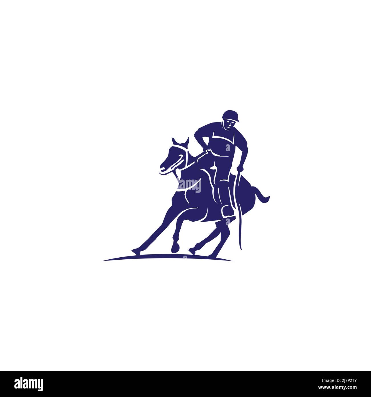 Derby, horse logo vector Stock Photo - Alamy