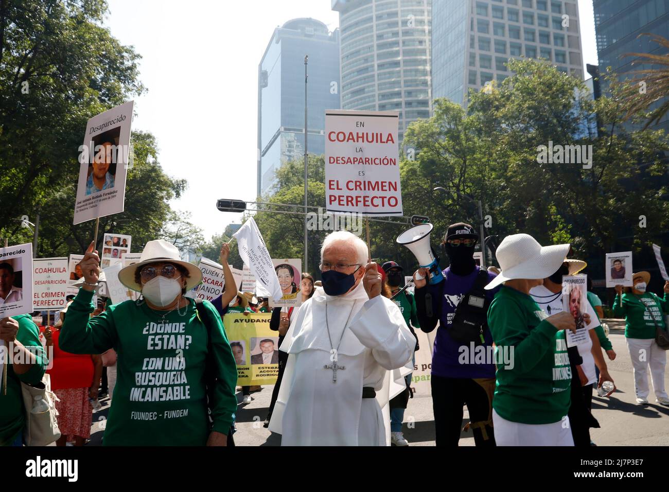 Mexico City, Mexico City, Mexico. 10th May, 2022. The bishop emeritus ...