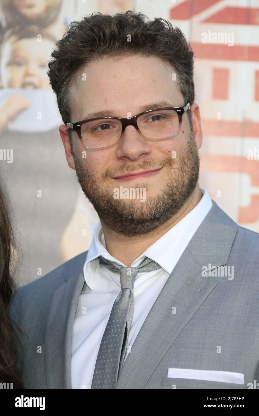 LOS ANGELES - APR 28: Seth Rogen at the "Neighbors" Premiere at Village ...