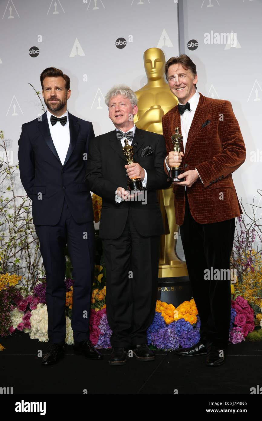 LOS ANGELES - MAR 2: Jason Sudeikis and Filmmakers Malcolm Clarke and ...