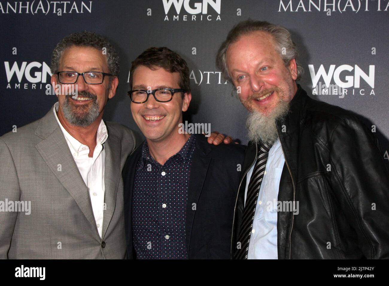 LOS ANGELES - JUL 9: Thomas Schlamme, Sam Shaw, Daniel Stern at the WGN ...