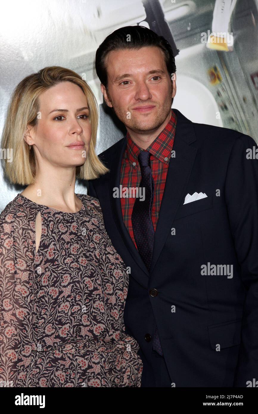 LOS ANGELES - FEB 24: Sarah Paulson, Jason Butler Harner at the "Non ...