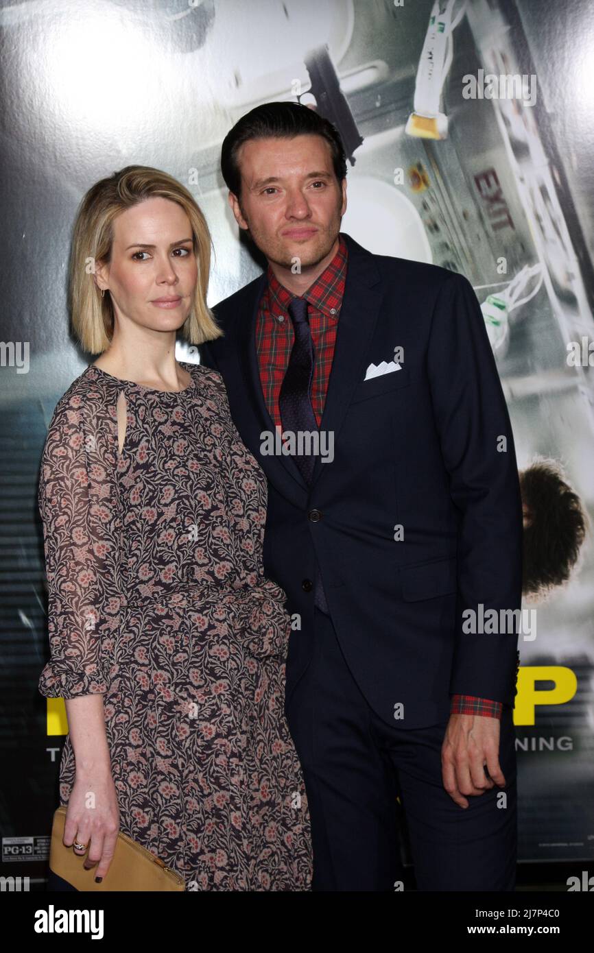 LOS ANGELES - FEB 24: Sarah Paulson, Jason Butler Harner at the "Non ...