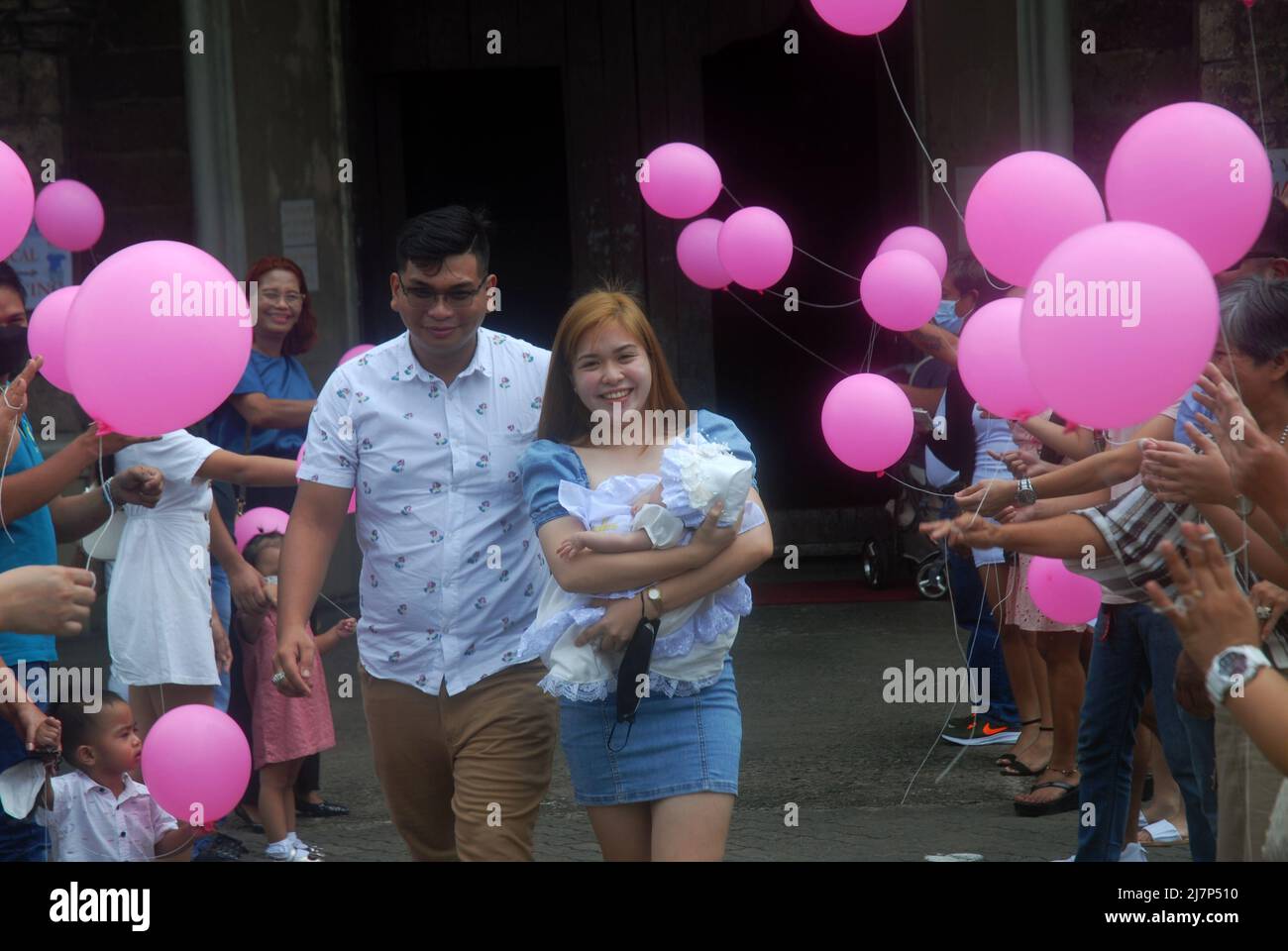Catholic religious christening ceremony, Jaro Metropolitan Cathedral ...