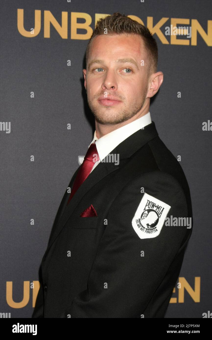 LOS ANGELES - DEC 15: Ryan Ahern at the "Unbroken" - Los Angeles ...