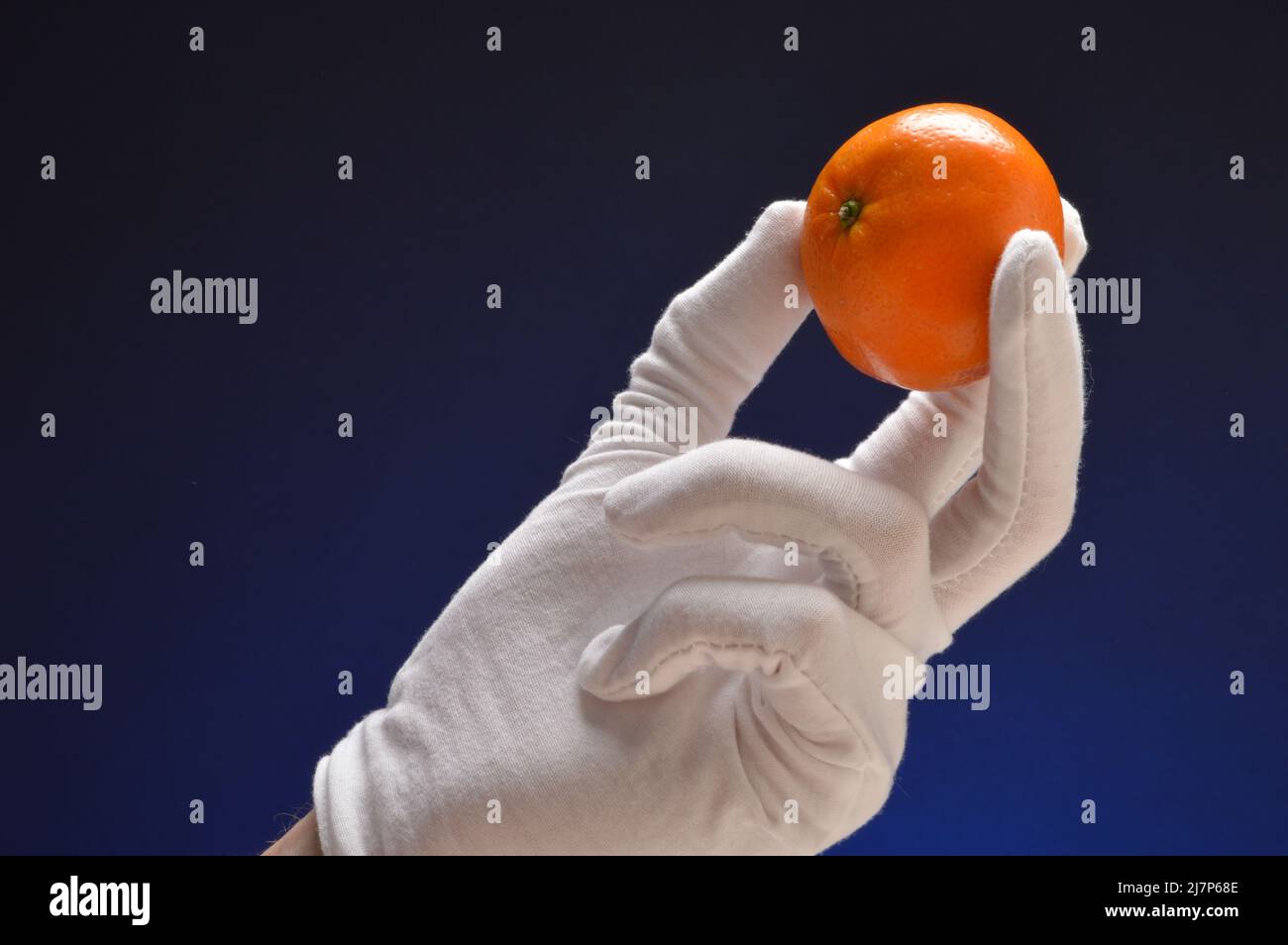 Gloved hand food hi-res stock photography and images - Alamy