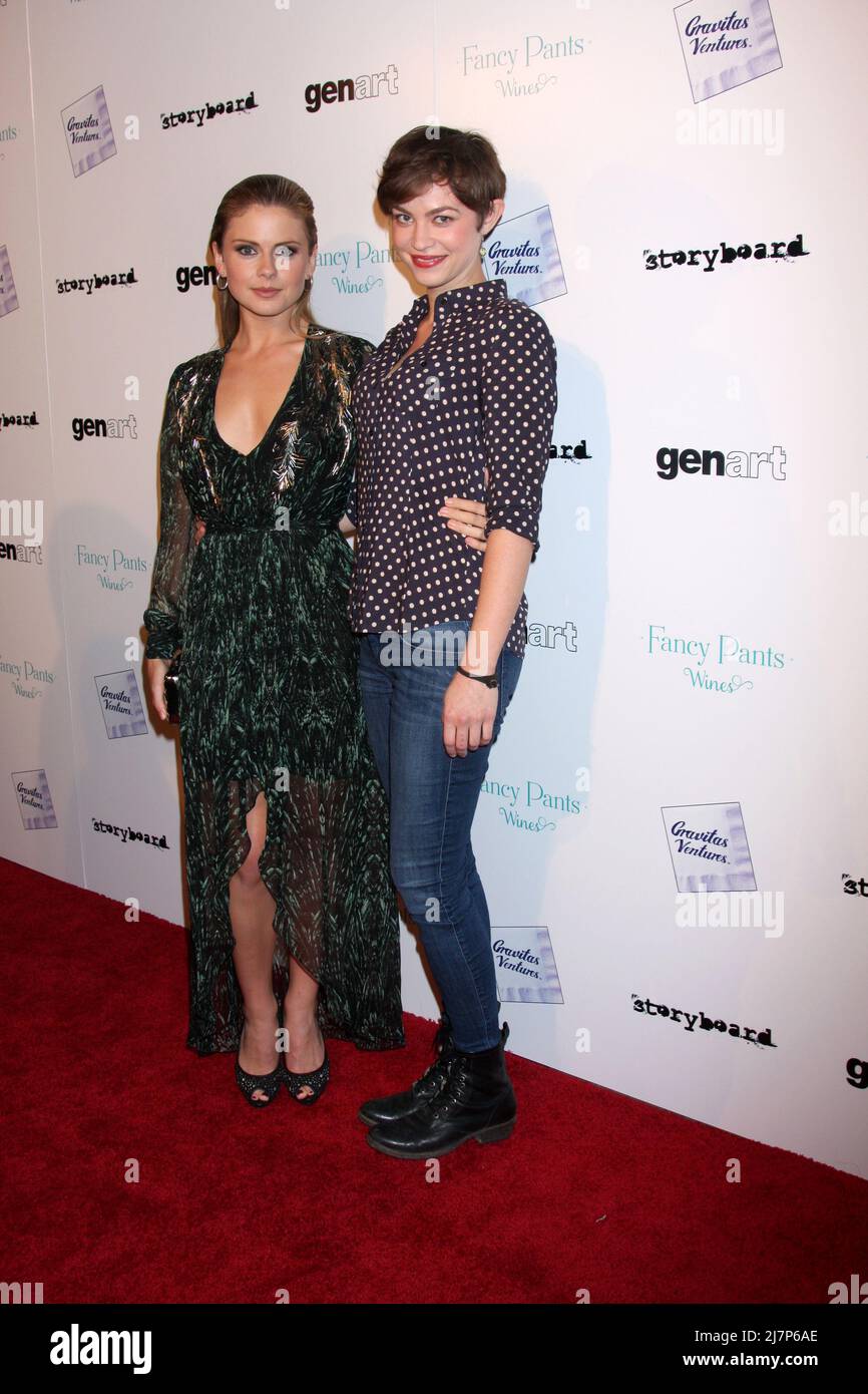 LOS ANGELES - JAN 28: Rose McIver, Elvy Yost at the "Brightest Star ...