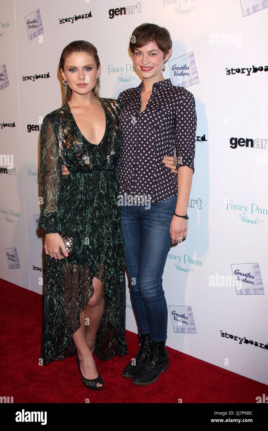 LOS ANGELES - JAN 28: Rose McIver, Elvy Yost at the "Brightest Star ...