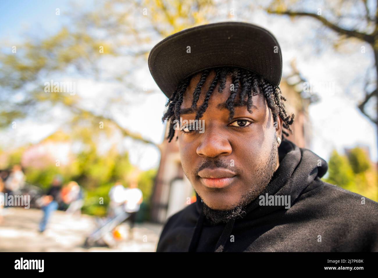 Portrait of a Young Black man Stock Photo - Alamy
