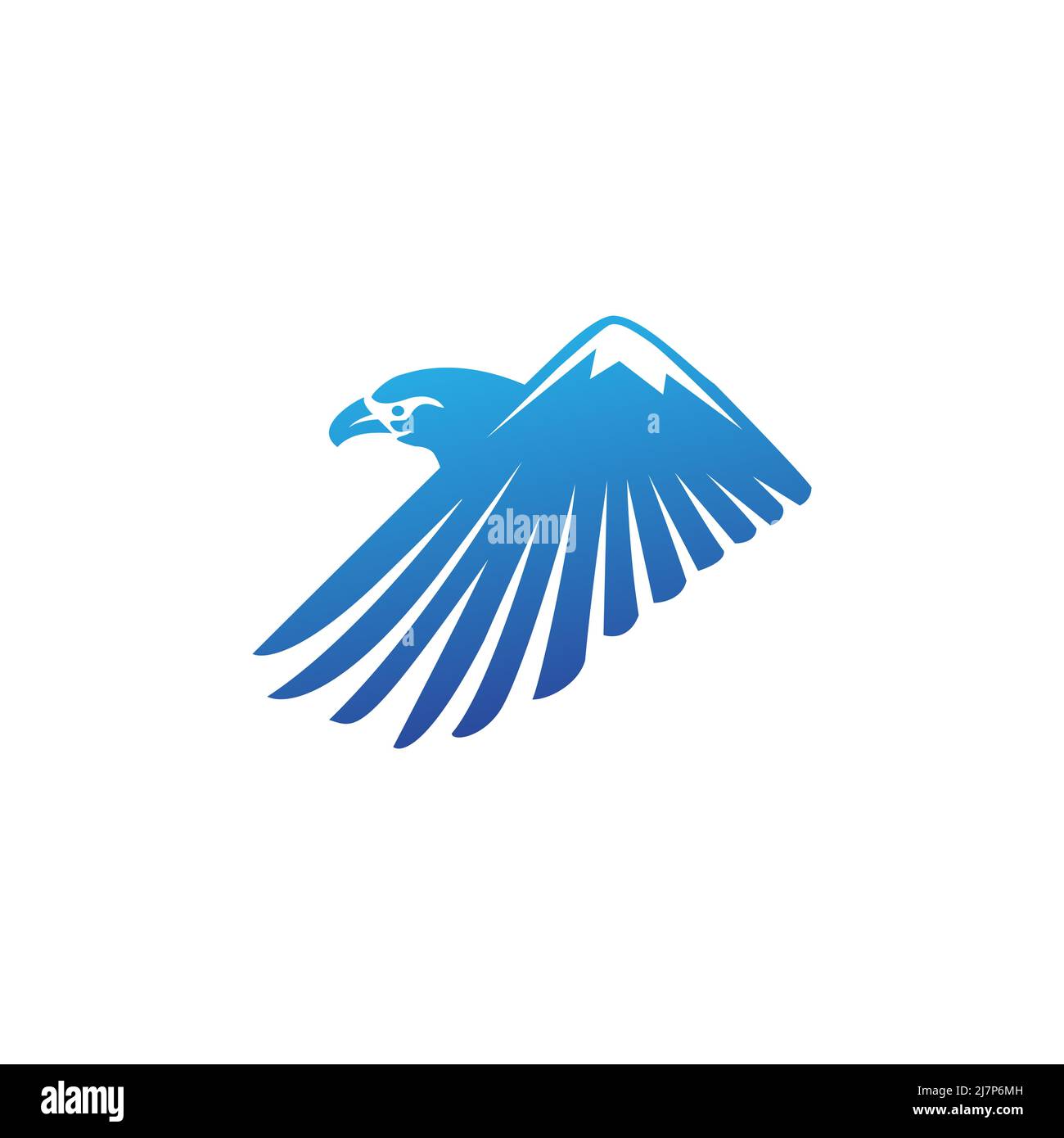 eagle bird logo vector Stock Photo - Alamy