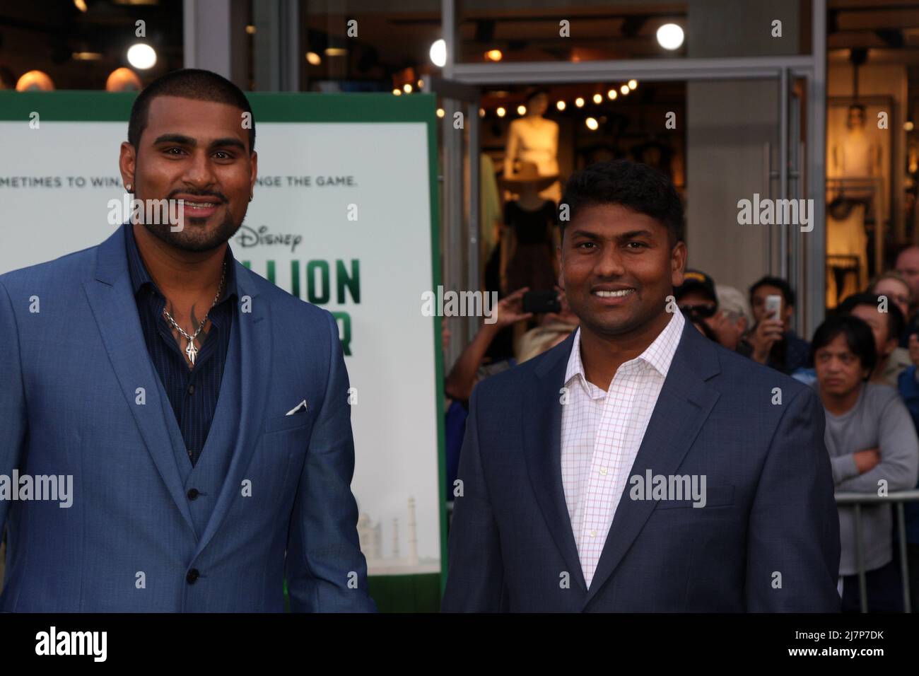 Los Angeles May 6 Rinku Singh Dinesh Patel At The Million Dollar