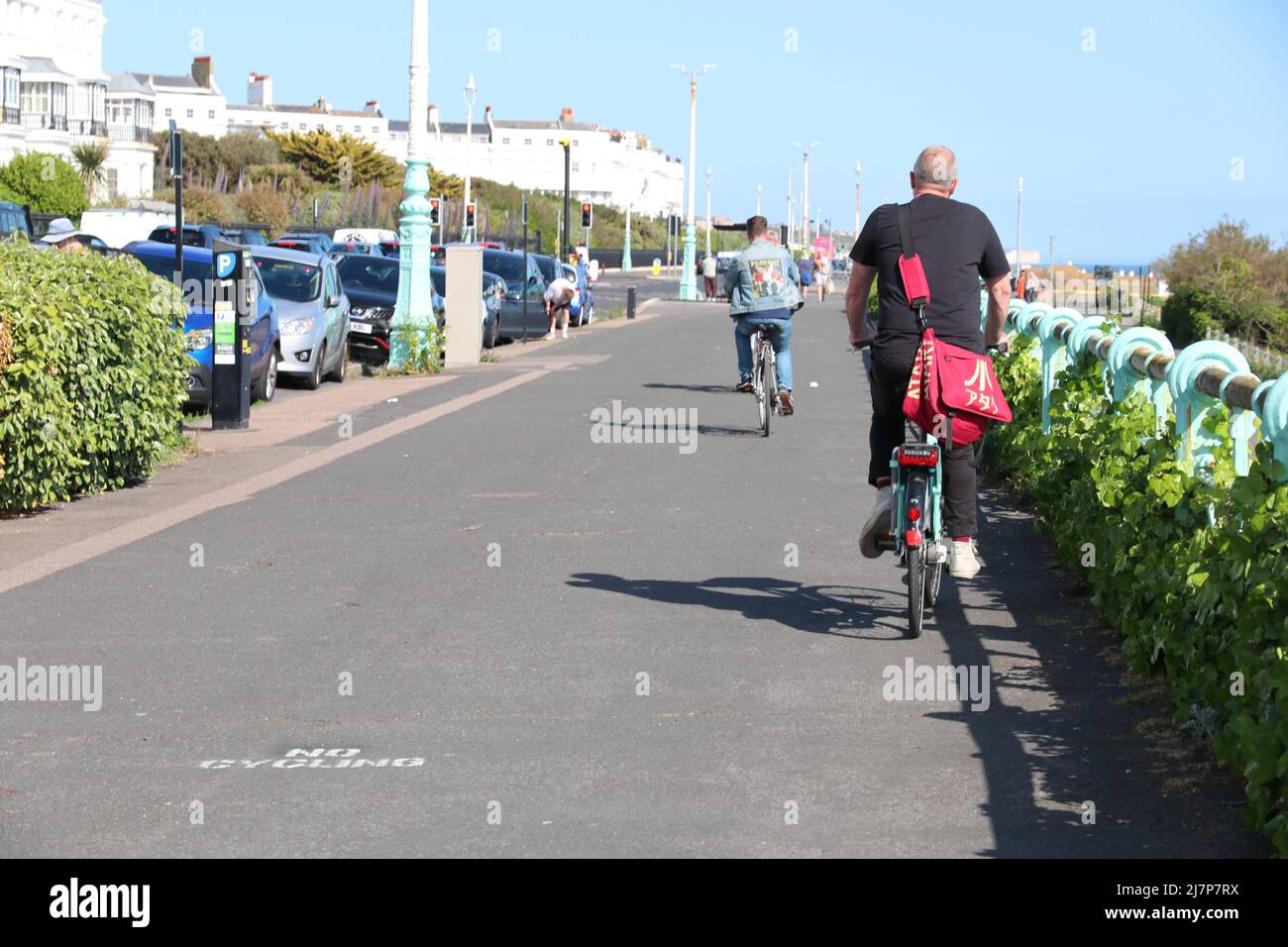 Cycling on a pavement hi-res stock photography and images - Alamy