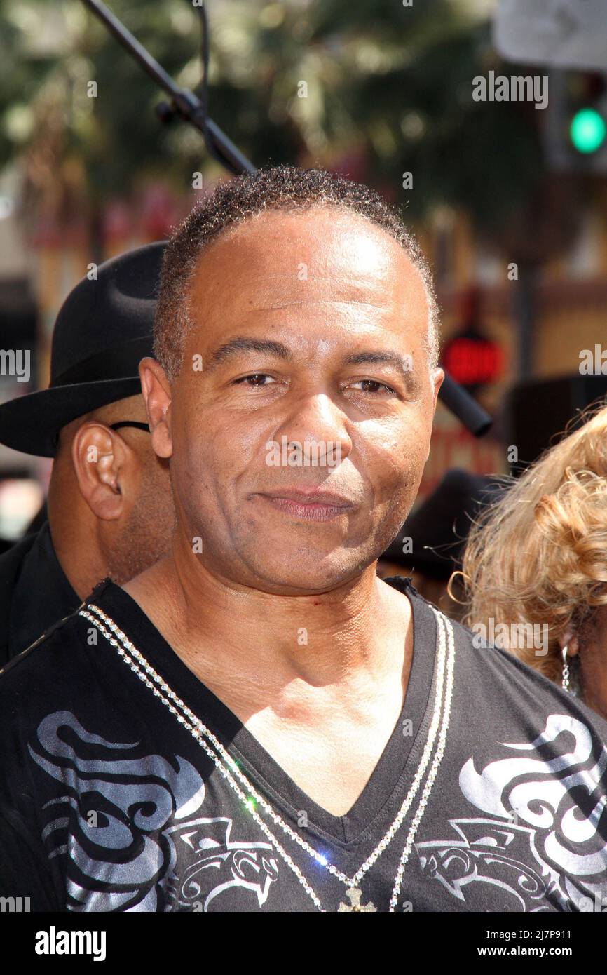 Ray parker jr hollywood walk of fame star ceremony hi-res stock ...