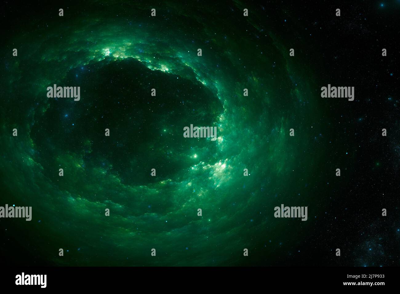 Space background with realistic nebula and shining stars. Colorful ...