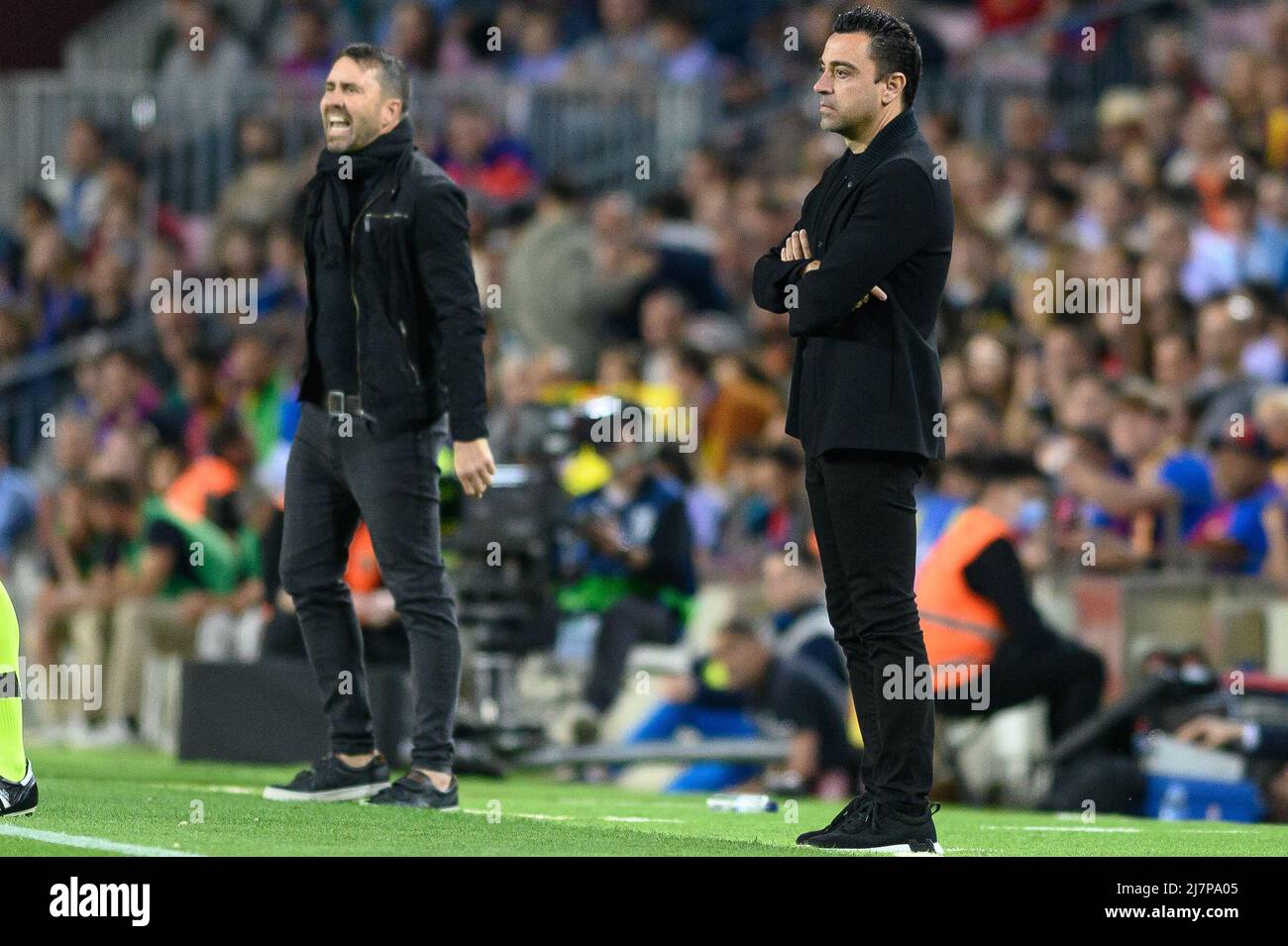 Barcelona, Spain. 10/05/2022, , Xavi Hernandez of FC Barcelona during the Liga match between FC ...