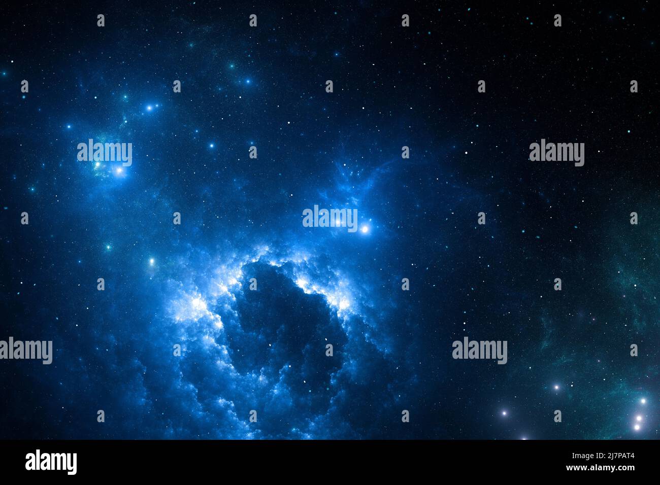 Space background with realistic nebula and shining stars. Colorful ...