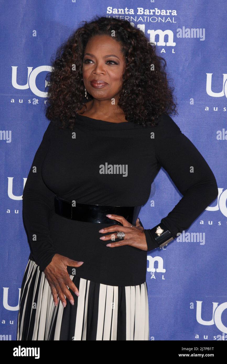 SANTA BARBARA - FEB 5: Oprah Winfrey at the Santa Barbara International ...