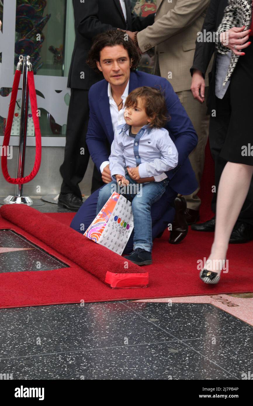 LOS ANGELES - APR 2: Orlando Bloom, Flynn Bloom at the Orlando Bloom ...