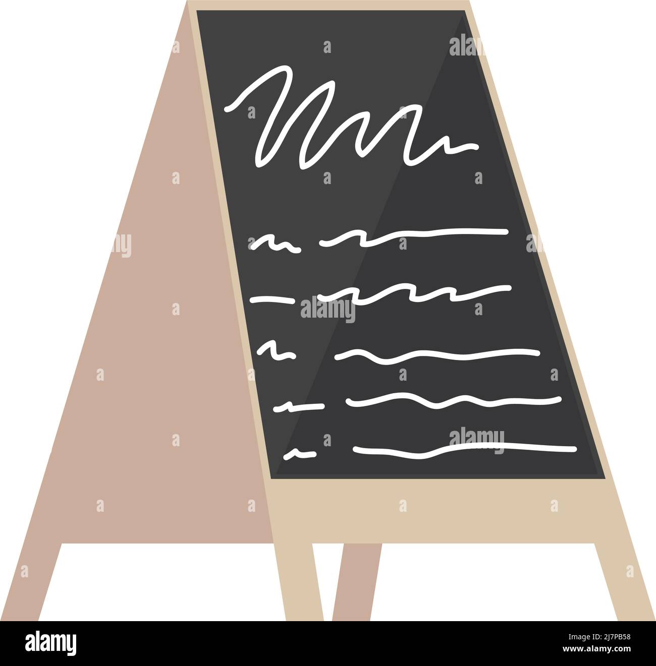 restaurant chalkboard with menu icon Stock Vector Image & Art - Alamy