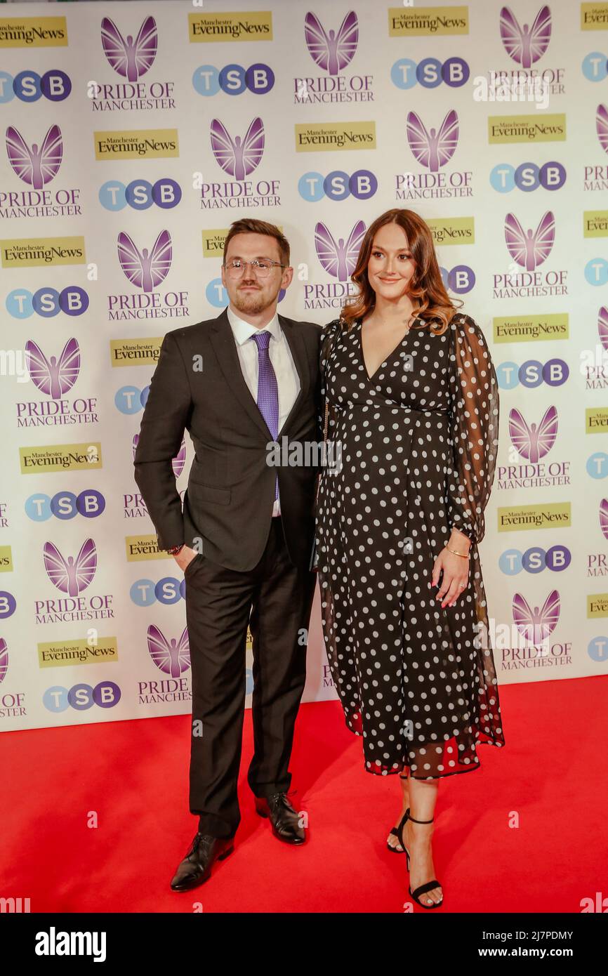 Tom Cassell (L) attends the MEN Pride of Manchester Awards, in ...