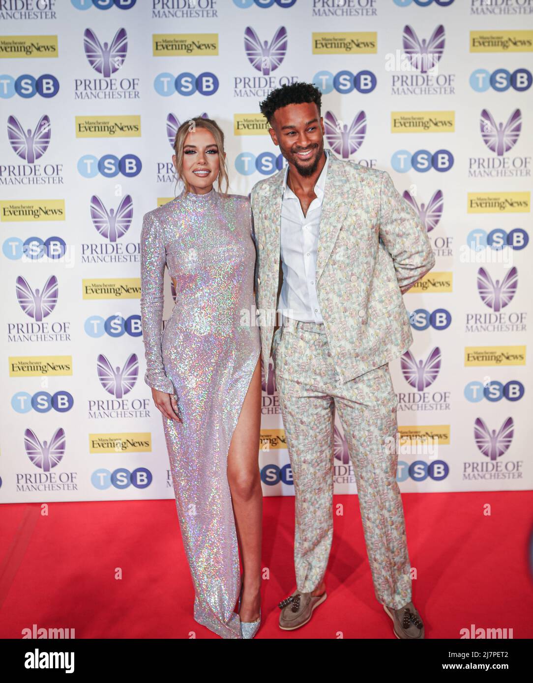 Faye Winter (L) and Teddy Soares (R) MEN Pride of Manchester Awards, in ...