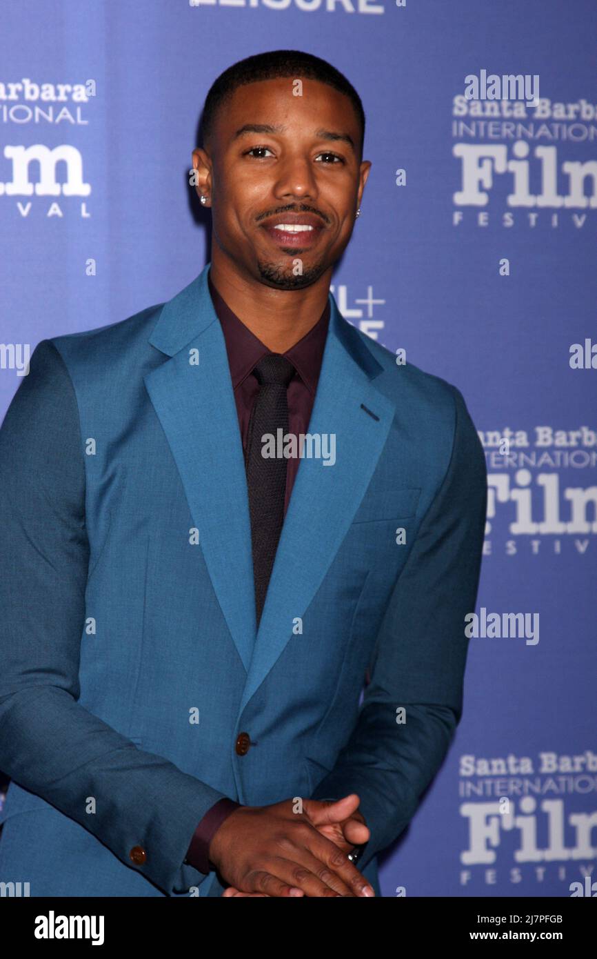 SANTA BARBARA - FEB 4: Michael B Jordan at the Santa Barbara ...