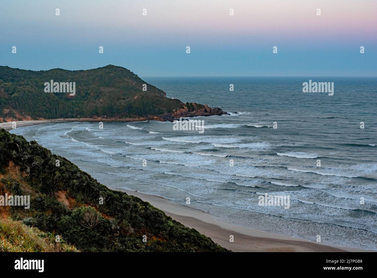 Sunset sky at the beach called "Praia do Porto Stock Photo - Alamy