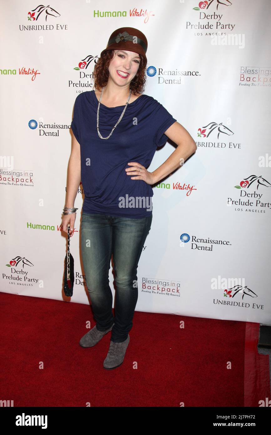 LOS ANGELES - JAN 9: Megan Hayes at the "Derby Does Hollywood" Kentucky ...