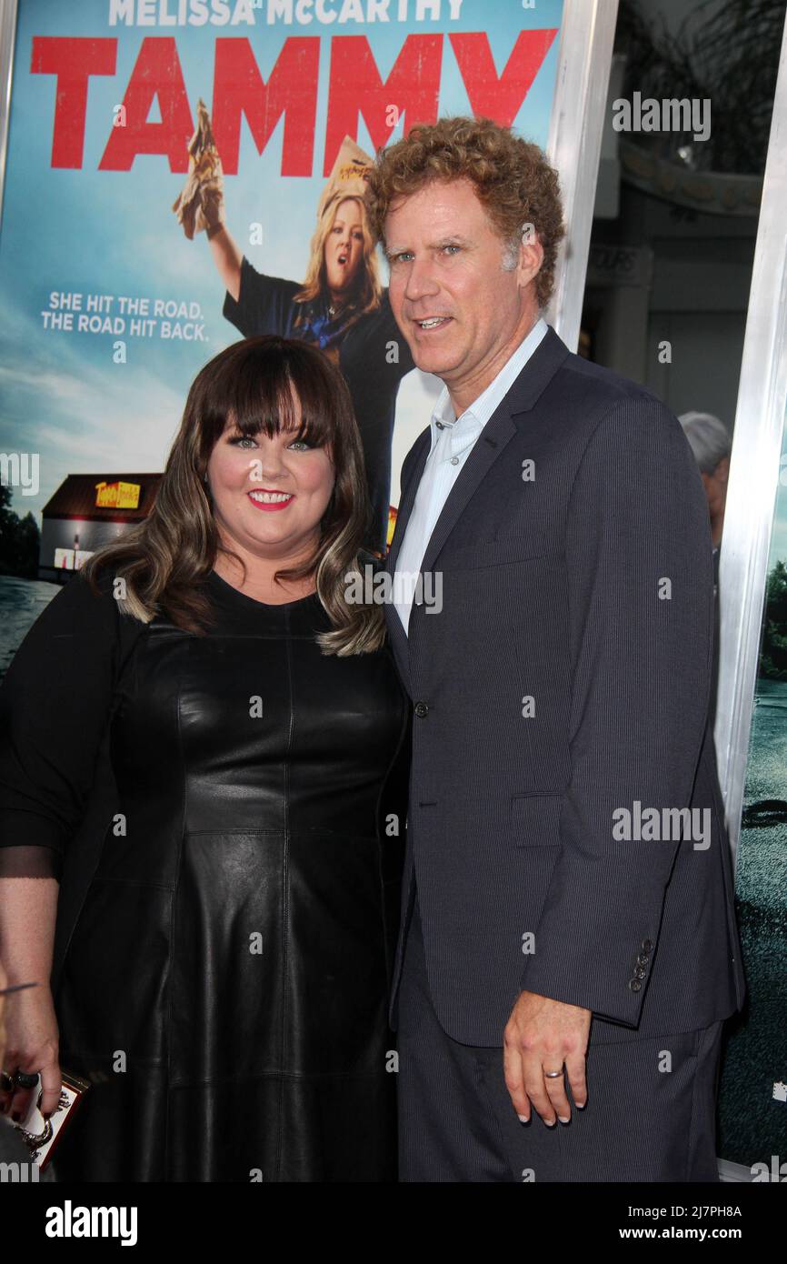 LOS ANGELES - JUN 30: Melissa McCarthy, Will Farrell at the "Tammy" Los ...
