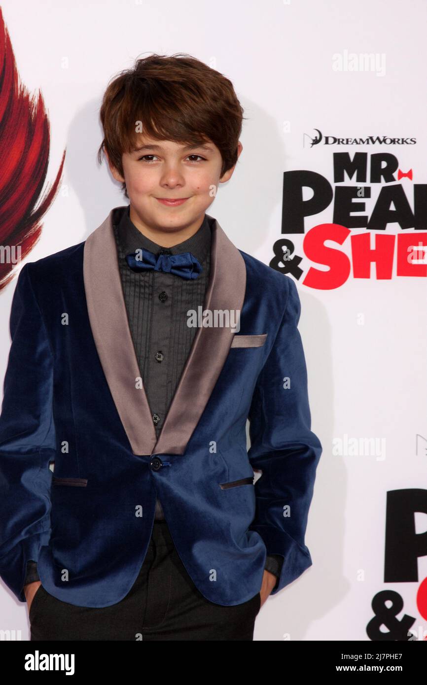 LOS ANGELES - MAR 5: Max Charles at the "Mr.Peabody and Sherman ...