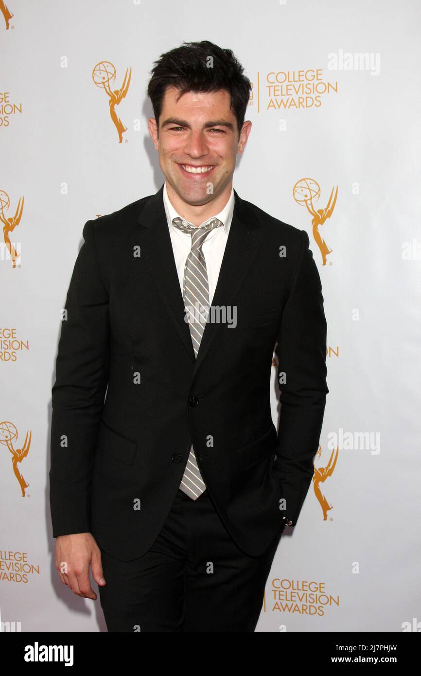 LOS ANGELES - APR 23: Max Greenfield at the 35th College Television ...