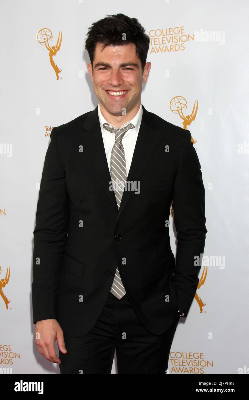 LOS ANGELES - APR 23: Max Greenfield at the 35th College Television ...